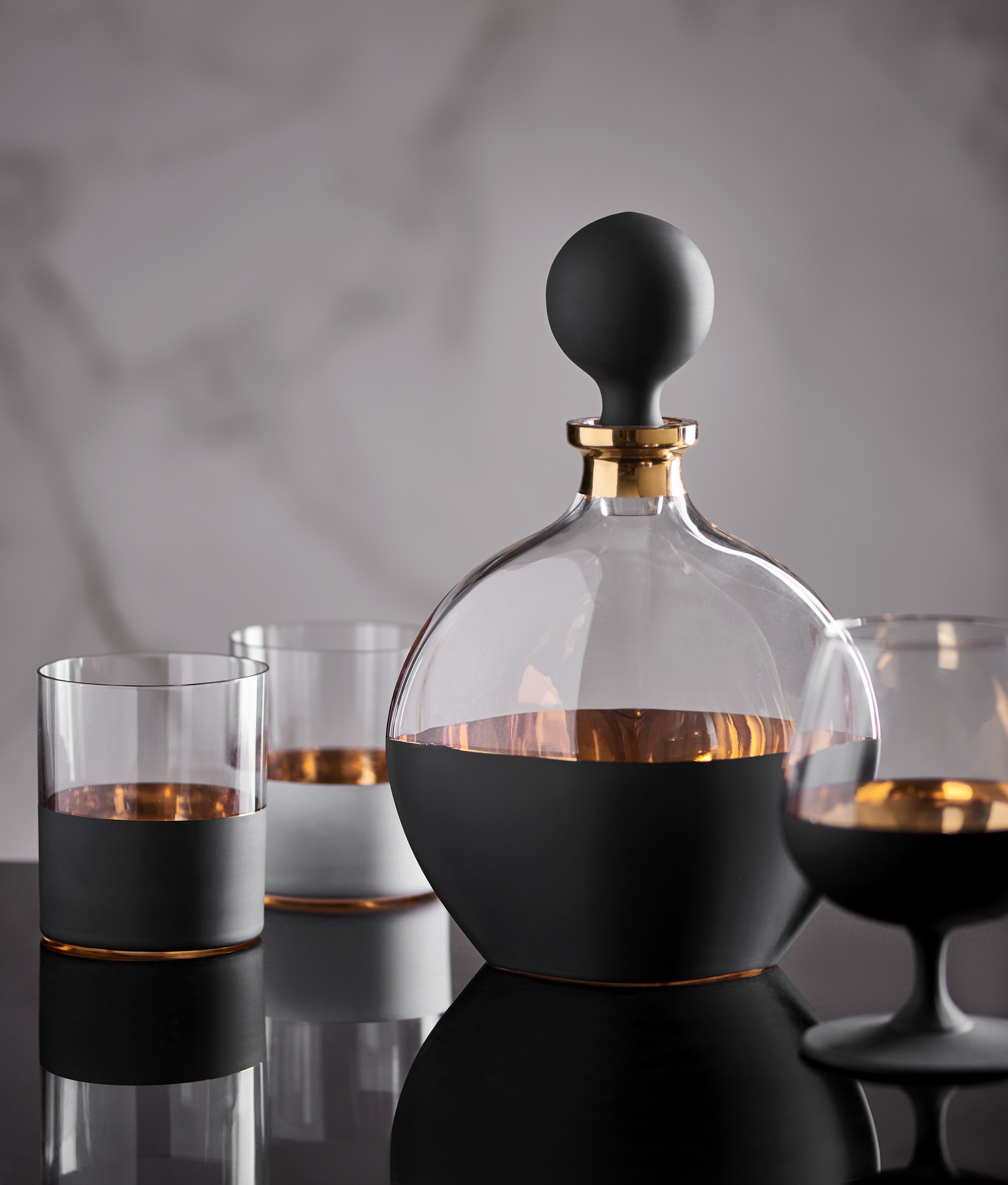 Glass - Tableware - Decorium - Vision Black & White