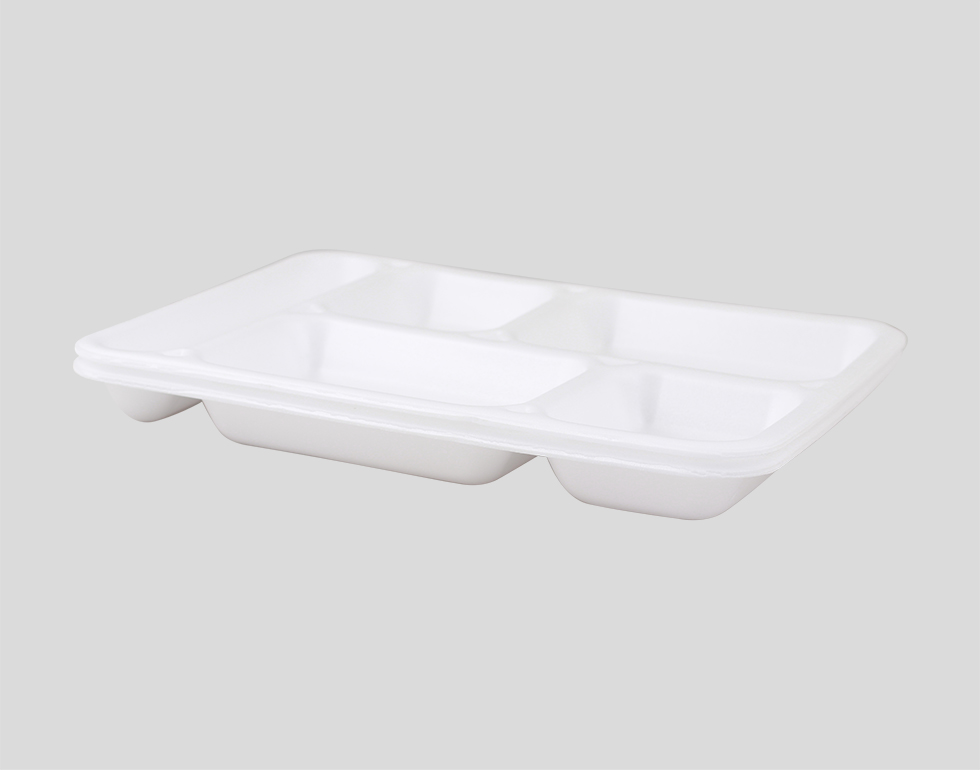 Disposable Products - Chs - Five Compartment Foam Plate