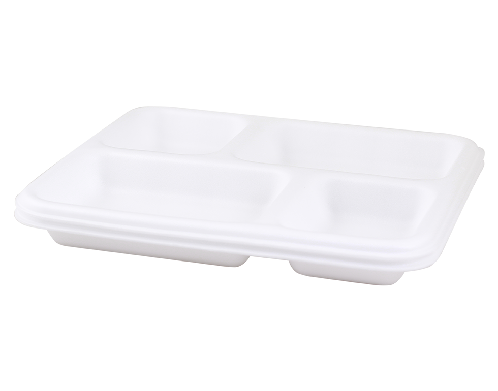 Disposable Products - Chs - Four Compartment Foam Plate
