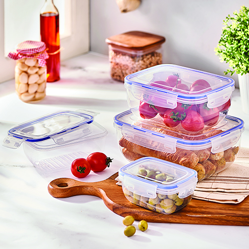 Plastic Kitchenware - Bager - COOK&LOCK RECTANGULAR STORAGE CONTAINER ...