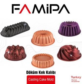 Metal Kitchenware - FAMİPA - GRANİT DÖKÜM KEK KALIBI / CAKE MOLD